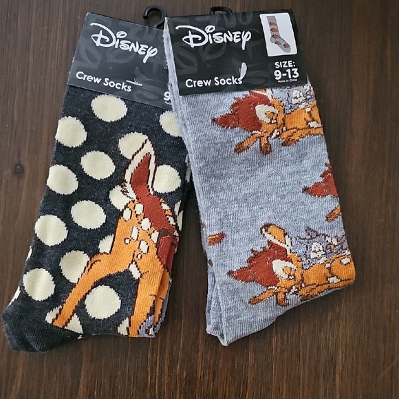 Disney | Underwear & Socks | Disney Bambi And Thumper Character Socks ...